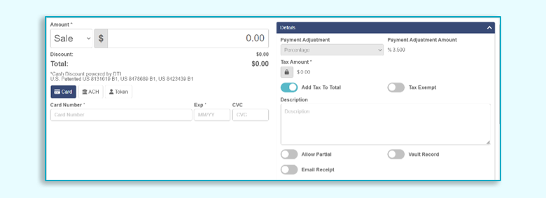 How to Process a Sale on FluidPay – Talus Pay