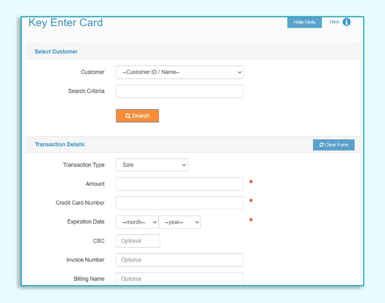 How to Process a Sale in PayTrace – Talus Pay