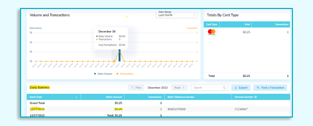 How to Locate Your Batches (Settlements) in Talus Pay Merchant Portal – Talus Pay