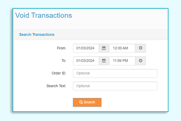 How to Process a Void on PayTrace – Talus Pay